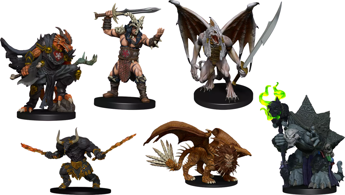 D&D Icons of the Realms Minis: Descent into Avernus Arkhan the Cruel/T ...
