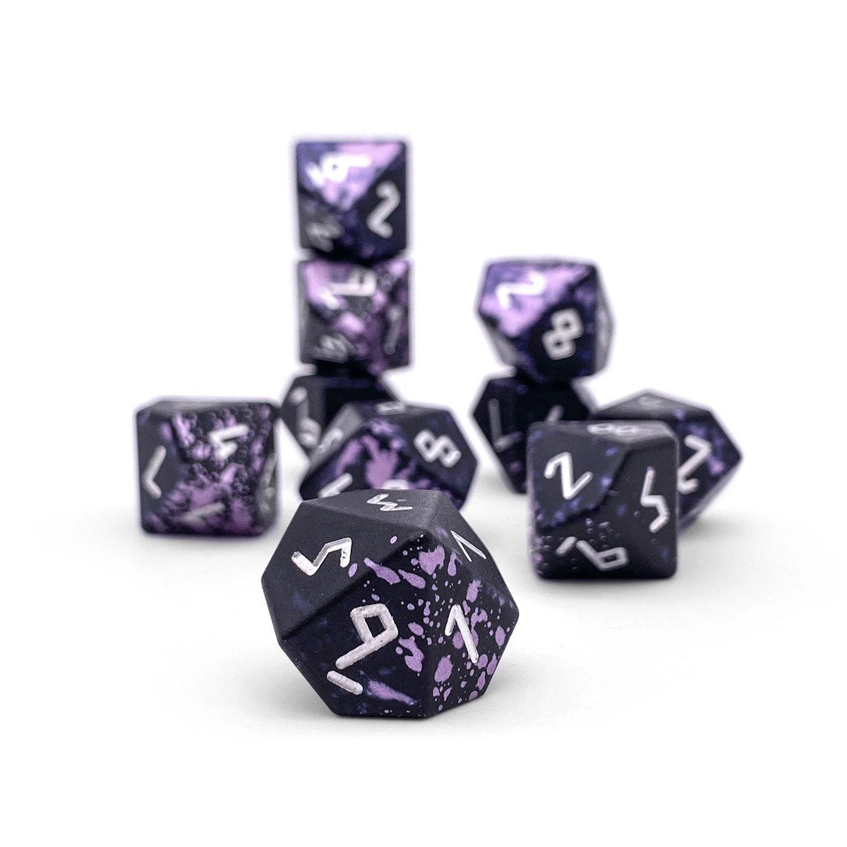 RPG 10 Dice Set | Aluminum - Dracolich - Wondrous D10s — Victory Point ...