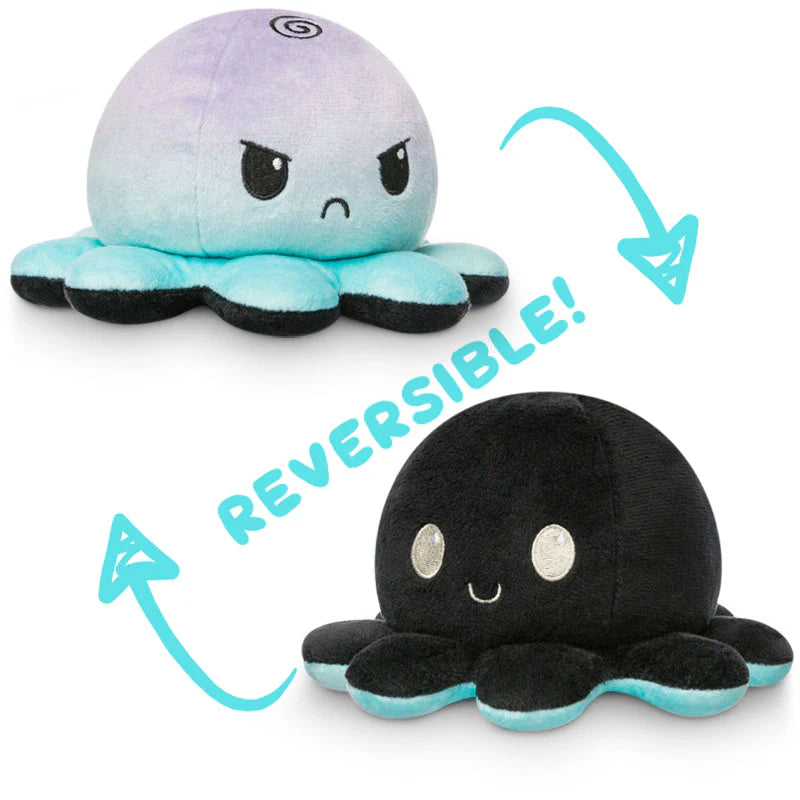 TeeTurtle Reversible Octopus Plushie (Pastel + Black) — Victory Point ...