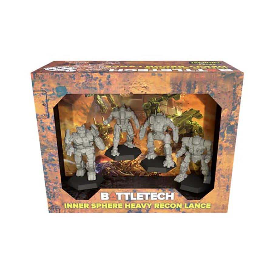 BattleTech: Miniature Force Pack- Inner Sphere Heavy Recon Lance ...